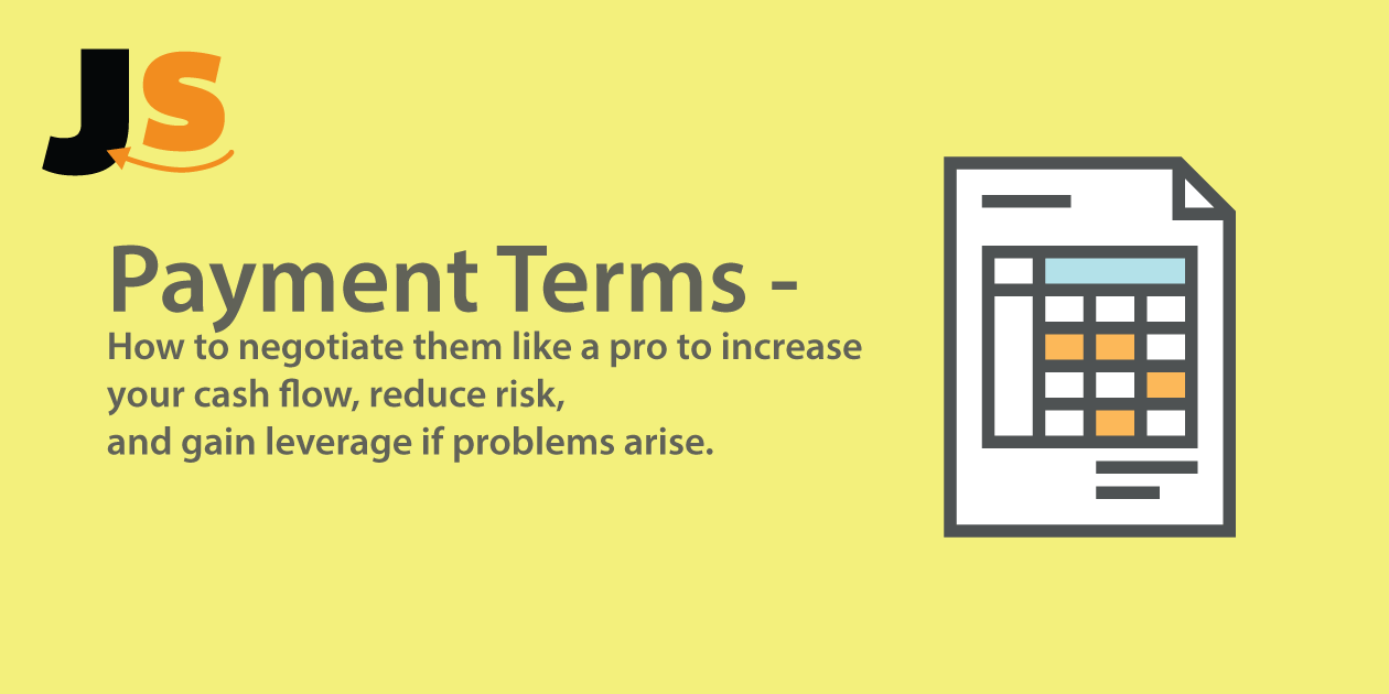 Negotiate Supplier Payment Terms Like a Professional Negotiate Supplier Payment Terms Like a Professional