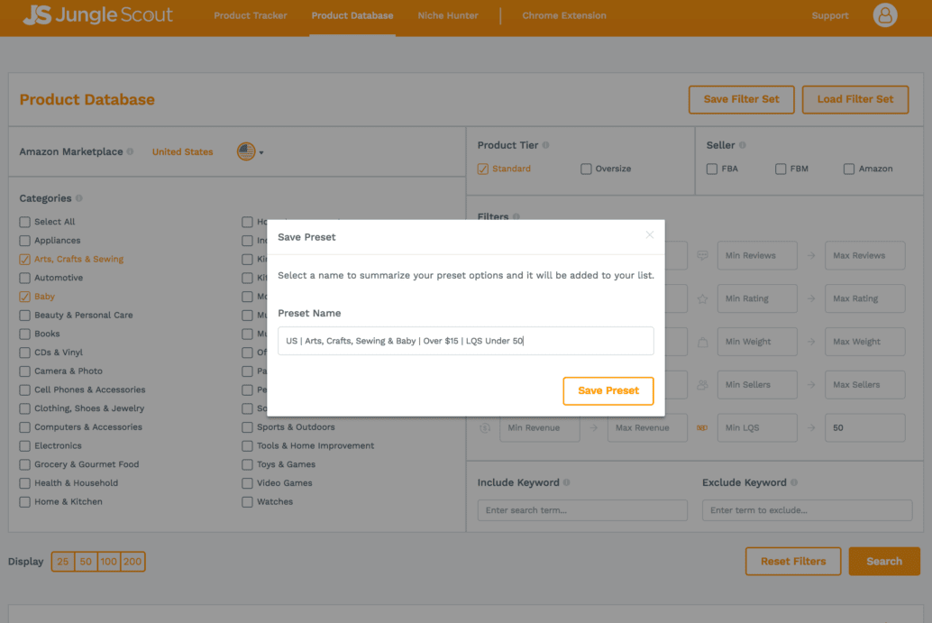 Jungle Scout Web App Redesign - The Best Amazon FBA Research Tool