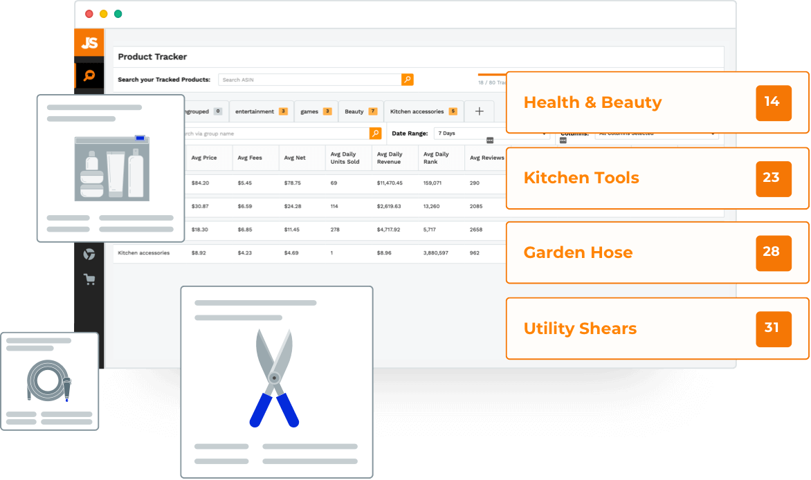 Amazon Product Tracker: ASIN, BSR & Rank Tracking App | Jungle Scout