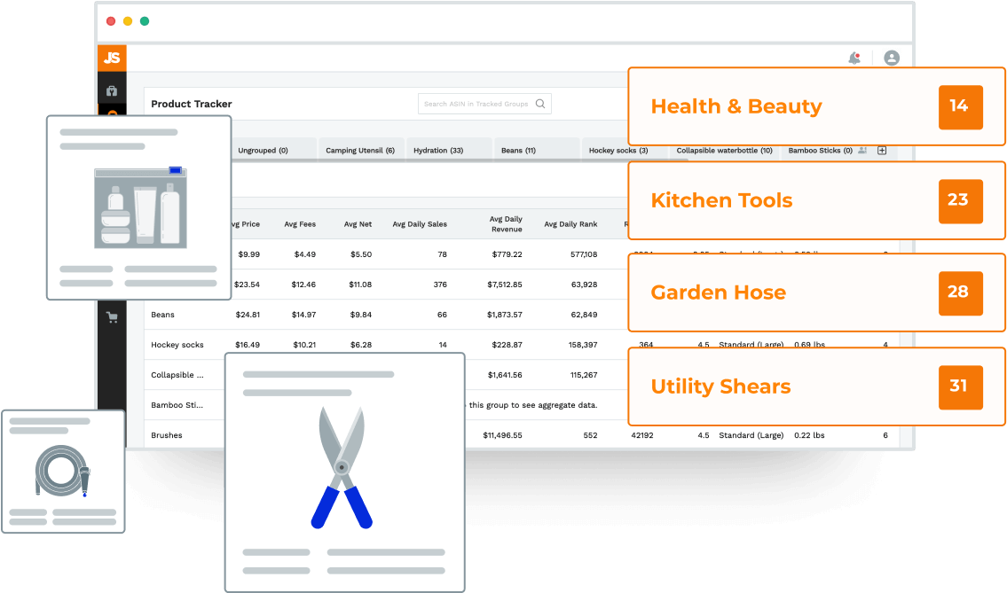 Amazon Product Tracker: ASIN, BSR & Rank Tracking App | Jungle Scout