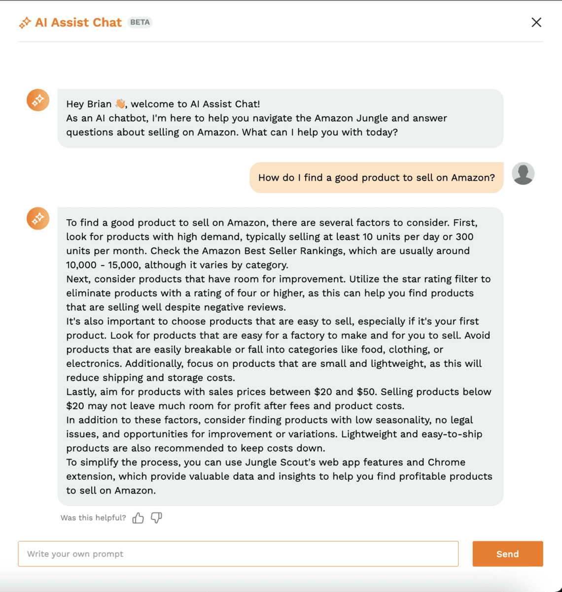 How to Write a Great Amazon Listing with AI in 2023 - Jungle Scout