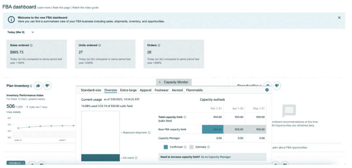FBA Capacity Limits in 2023: What's Changed and How if Affects You ...
