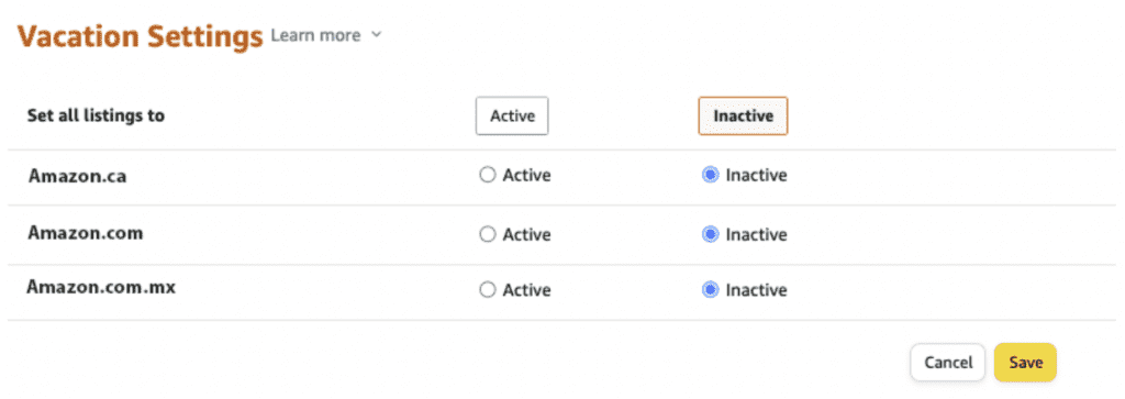 How to Use Amazon Seller Vacation Mode in 2024 - Jungle Scout