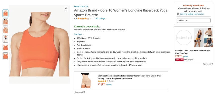 New data on Amazon private label apparel brands and competitors